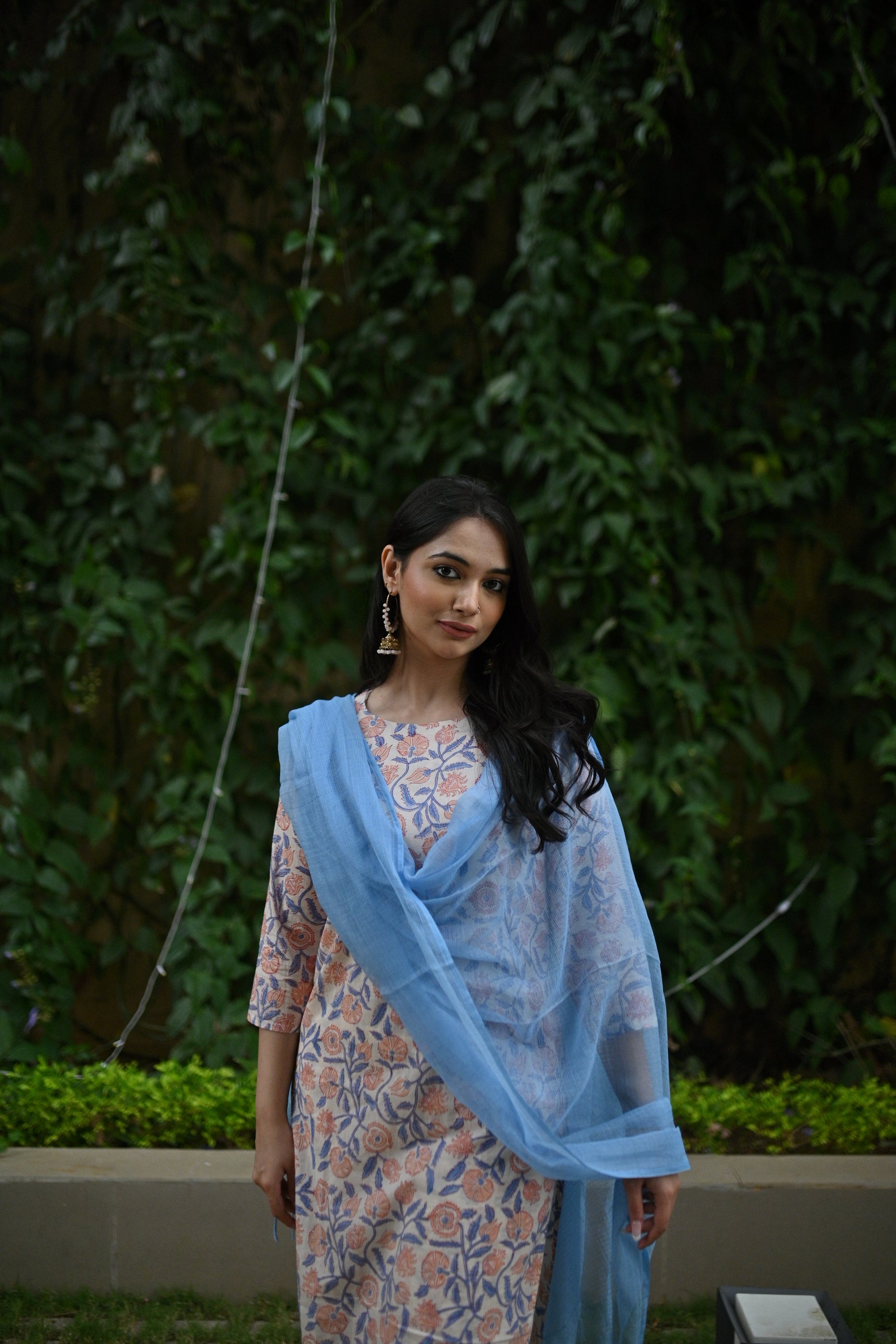 Buy Cotton Dupatta For Women Online - Kahva Jaipur