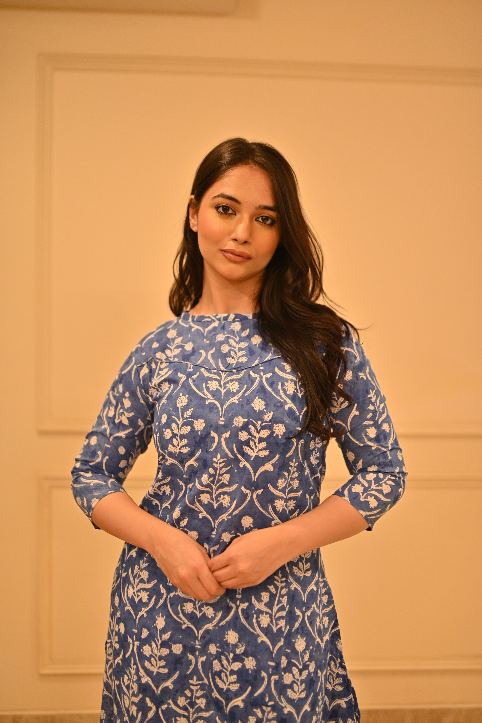 Elegant Cotton Block Print Kurtas,Pant, dupatta & Sets | Kahva Jaipur